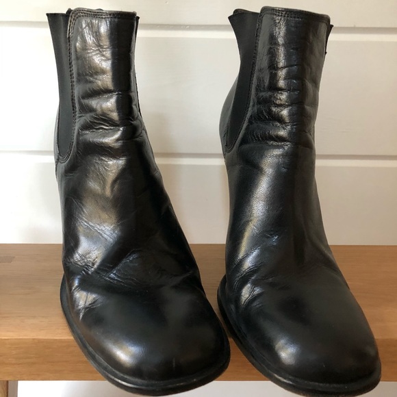 Kenneth Cole | Shoes | Vintage 9s Kenneth Cole Black Leather Boots ...